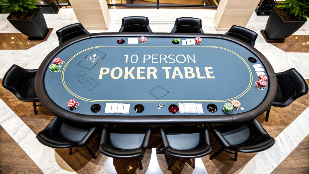 The Ultimate Guide to a 10 Person Poker Table – MODERN LYFE