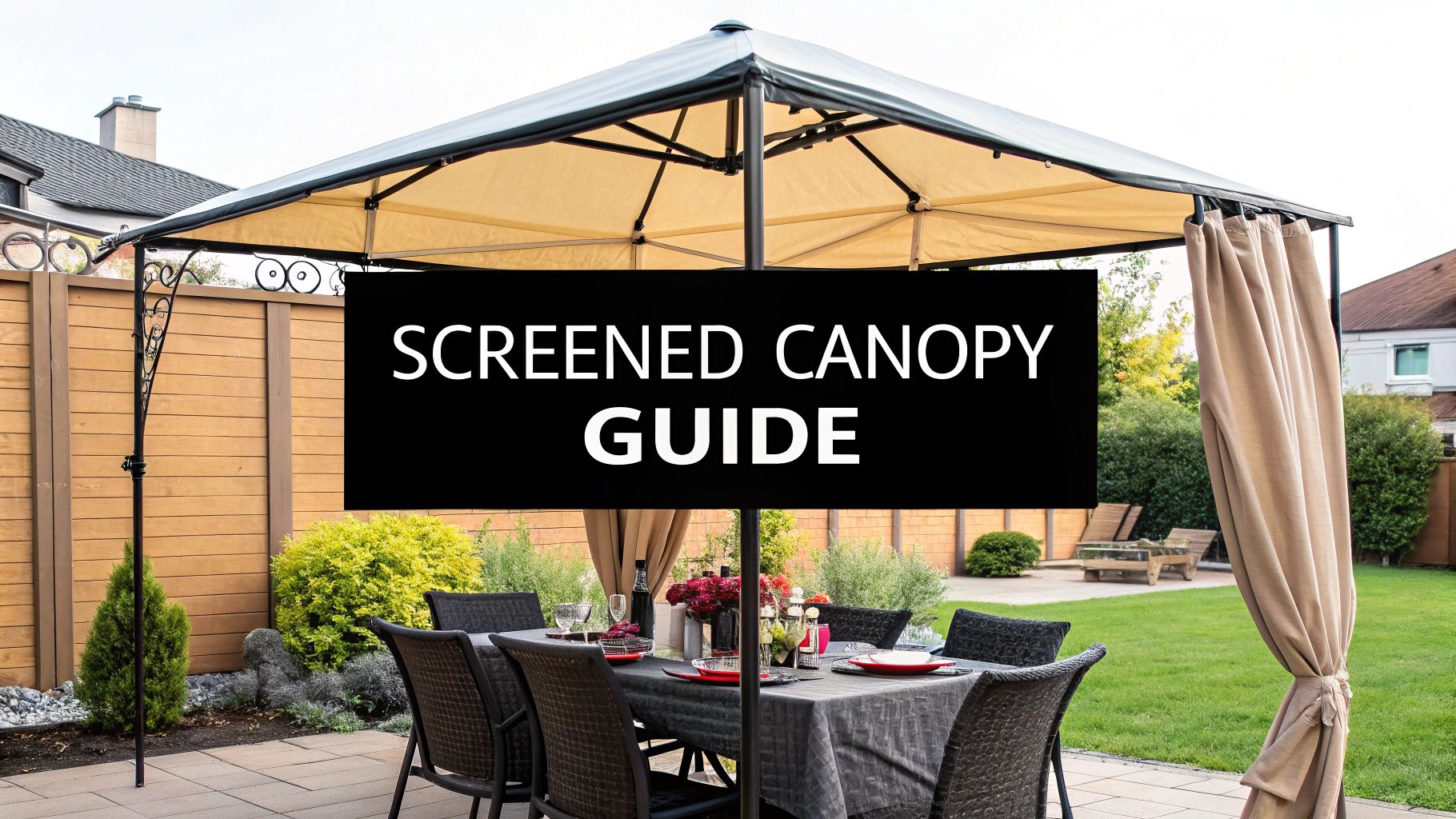 Your Guide to the 10x10 Screened Canopy – MODERN LYFE